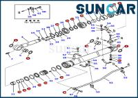 China 707-99-72281 Arm Cylinder Seal Kit Repair Kits For Model Equipment PC300-8 Komatsu Inner Parts for sale