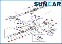 China 707-99-59630 Bucket Cylinder Seal Kit Wear Resistance Excavator Service Kit For PC300-8 Komatsu for sale