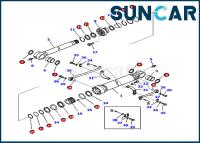 China 707-99-59150 Bucket Seal Kit Hydraulic Cylinder Service Kit Fits PC360NLC-10 PC300-8M0 Komatsu for sale