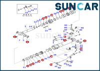 China Komatsu Arm Cylinder Seal Kit 721-98-02270 7219802270 Fits PC360LC-11 HB365LC-3 PC390LC-8M0 for sale
