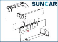China YM172141-99380 YM17214199380 Arm Cylinder Service Kit Seal Kit For KOMATSU PC30FR-1 Model for sale