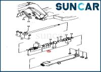 China YM172142-99340 Boom Sealing Kit Hydraulic Cylinder For Komatsu PC30FR-1 PC30FR-2 Seal Kits for sale