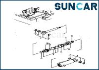 China Blade Repair Seal Kit For YM172142-72571 YM17214272571 Cylinder Assy PC30FR-1 Komatsu for sale