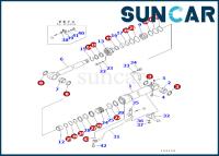 China Komatsu 7079967870 707-99-67870 Boom Cylinder Repair Seal Kit Fits PC400LC-8 PC400-8 PC400-8R for sale