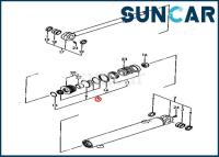 China PC30FR-2 Komatsu YM172422-72950 Arm Seal Kit Service Kit For Hydraulic Cylinder Inner Parts for sale