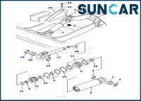 China YM172142-99340 YM17214299340 Boom Repair Seal Kit For Komatsu Models PC30FR-1 PC30FR-2 for sale
