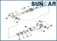 China 707-98-22930 Blade Cylinder Seal Kit Service Kit Parts Fits Komatsu PC30MR-3 PC30MR-5 PC27MR-3 for sale