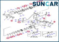 China 707-99-50720 7079950720 Service Kit Bucket Cylinder For Komatsu PC400-7 PC400LC-7 Heavy Equipment for sale