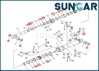 China Komatsu Arm Cylinder Seal Kit Bucket Cylinder Seal Kit 7079968510 707-99-68510 Komatsu For PC400 PC400-6Z for sale