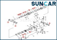 China Komatsu 7079967121 707-99-67121 Boom Cylinder Seal Kit Fits PC400 PC400-5 PC400-5C PC400LC for sale