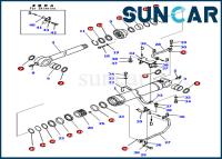 China 707-99-75910 Bucket Seal Kit For Hydraulic Cylinder Komatsu PC450-8 PC550LC-8 PC400LC-8 Service Parts for sale