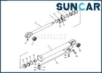 China Komatsu High-quality 208-63-75300 2086375300 Bucket Cylinder Seal Kit For PC400-1 PC400LC-1 for sale