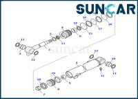 China Best-selling Boom Cylinder Seal Repair Kit Boom Cylinder Seal Kit 878000659 Komatsu For PC45R-8 for sale
