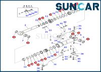 China High-quality And Best-selling Komatsu Boom Cylinder Seal Kit 707-99-72060 7079972060 For PC490LC-10 for sale