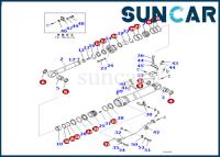 China Komatsu 707-99-76190 7079976190 Arm Cylinder Seal Kit For PC400LCSE-8R PC500LC-8R PC500LC-8 for sale