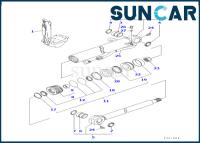China YM172976-72360 YM17297672360 Bucket Cylinder Seal Repair Kit Komatsu For PC50FR-1 PC50FR-2 for sale