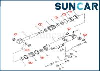 China High-quality 707-98-34120 7079834120 For PC50UU-2 PC50UU-1 Boom Cylinder Seal Kit Komatsu for sale