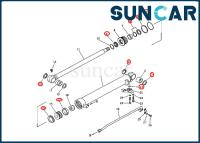 China 201-63-36700 2016336700 Arm Cylinder Seal Kit For PC60-2 PW60-1 Komatsu Arm Cylinder Sealing Kit for sale