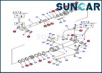 China 707-99-68530 Arm Cylinder Seal Kit For Komatsu PC400ST-6 PC400ST-6LC Excavator Repair Kits for sale