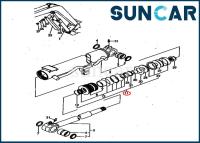 China YM172164-72370 YM17216472370 Boom Cylinder Oil Seal Kits For PC40FR-1 PC40FR-2 Komatsu Inner Parts for sale