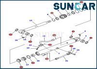 China 707-98-15740 7079815740 Komatsu Oil Seal Kit For Bucket Cylinder PC40MR-1 PC40MRX-1 Inner Parts for sale