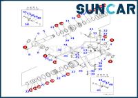 China Bucket Cylinder Seal Kit 707-99-69790 7079969790 For PC600-8 PC600-8R Komatsu Bucket Cylinder Sealing Kit for sale