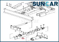 China YM172187-72040 YM17218772040 Blade Cylinder Repair Kit Excavator PC70FR-1 Komatsu Sealing Kits for sale
