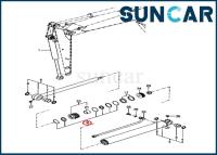 China PC70FR-1 Komatsu Excavator YM172187-72770 YM17218772770 Bucket Seal Repair Kit Hydraulic Cylinder for sale