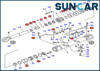 China 707-99-77380 7079977380 Boom Seal Kits Hydraulic Cylinder For Komatsu PC750-6 PC800-6 Service Parts for sale