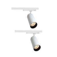 China Flicker Free IP20 COB LED Track Spot Light 15W Durable For Bathroom for sale