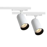 China Aluminum Recessed COB LED Track Light Multi Scene Tilt 90 Degree for sale
