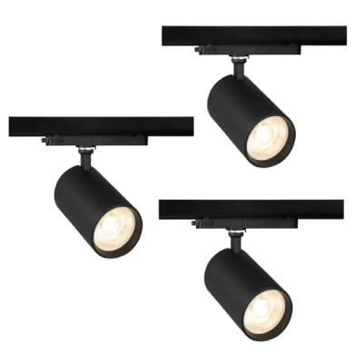 China IP20 Multi Angle COB LED Track Light Anti Glare Rotate 355 Degree for sale