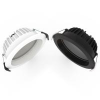 China SMD Antiglare CCT Led Downlights IP54 10W Surface Mounted Black And White for sale