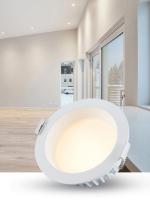 China SMD Antiglare CCT Led Downlights IP54 10W Surface Mounted Black And White for sale