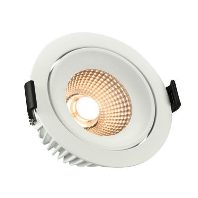 China 9w 10w IP54 CCT Changeable Dim To Warm Downlight Gypsum Plaster for sale
