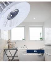 China Diameter 80mm Dimmable LED Downlights Recessed IP54 9W 220-240V Trimless for sale