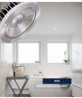 China Waterproof 80RA Downlight LED 2700K , Anti Glare Dimmable Bathroom Downlights for sale