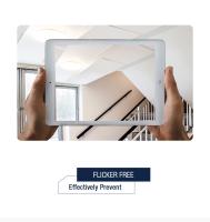 China 3000-6000K LED Motion Sensor Ceiling Light 20W Glare Free Dimmable for sale