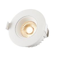 China 8W Aluminium Tilt LED Downlights , Recessed Anti Glare Downlight for sale