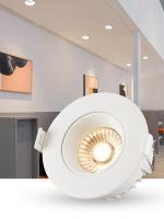 China Diameter 92mm Fire Rated Tilt Downlights LED Multiscene For Indoor Use for sale