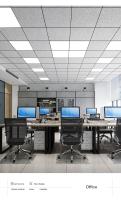 China 595x595mm 40W Flat Panel LED Lights Surface Mounted Square Aluminum for sale