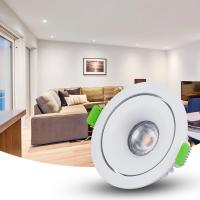 China 220V-240V Tiltable Dimmable LED Downlights 11W IP54 Aluminum Ultra Slim for sale