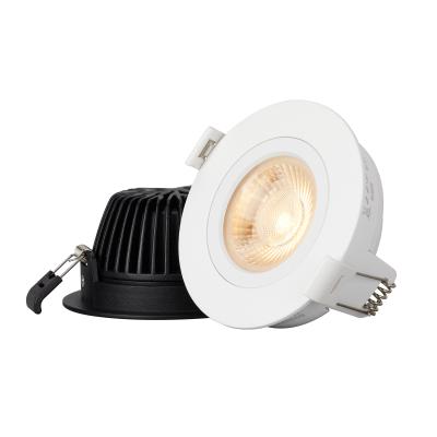 China Practical Ra95 LED Downlight Tilt Dimmable , Fliker Free 8W COB LED Downlight for sale