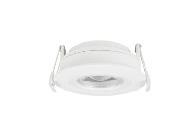 China Aluminum 9W COB Dimmable Tiltable LED Downlights IP54 Cutout 83mm for sale