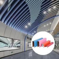 China Waterproof Aluminum Baffle Ceiling Customized For Shopping Mall Free Sample for sale