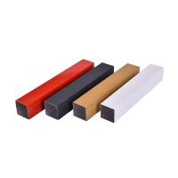 China Custom Color Decoration Aluminum Square Tube 30x50mm to 200mm for Showroom Ceiling for sale