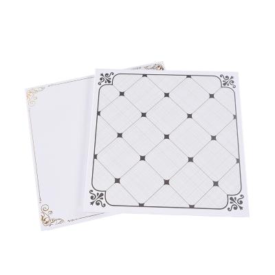 China Aluminum Clip In Ceiling Tile 600x600mm Fireproof with Printed Flowers for sale