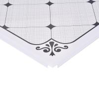 China Aluminum Clip In Ceiling Tile 600x600mm Fireproof with Printed Flowers for sale