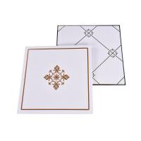 China Aluminum Clip In Ceiling Tile 600x600mm Fireproof with Printed Flowers for sale
