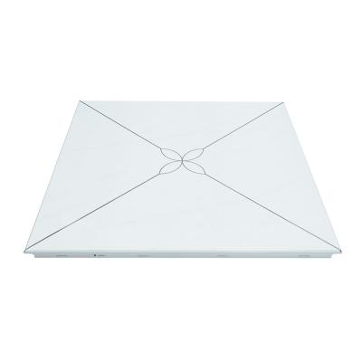 China Custom Aluminum Clip In Ceiling Soundproof Panel 600x600mm Fireproof for Modern Architecture for sale